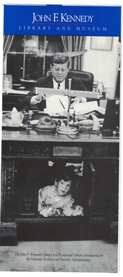 John Fitzgerald Kennedy JFK Library and Museum Massachusetts Brochure ...