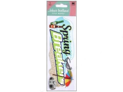 Jolee's Boutique TITLE WAVE Dimensional Stickers - SPRING BREAKERS - 1 ...