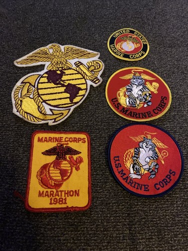 VTG Lot Of 5 Different U.S. MARINE CORPS Patches | eBay