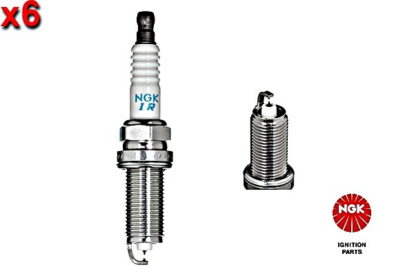 NGK 6x Spark Plug For MITSUBISHI Mirage VOLVO S60 II S80 V60 06-18 ...