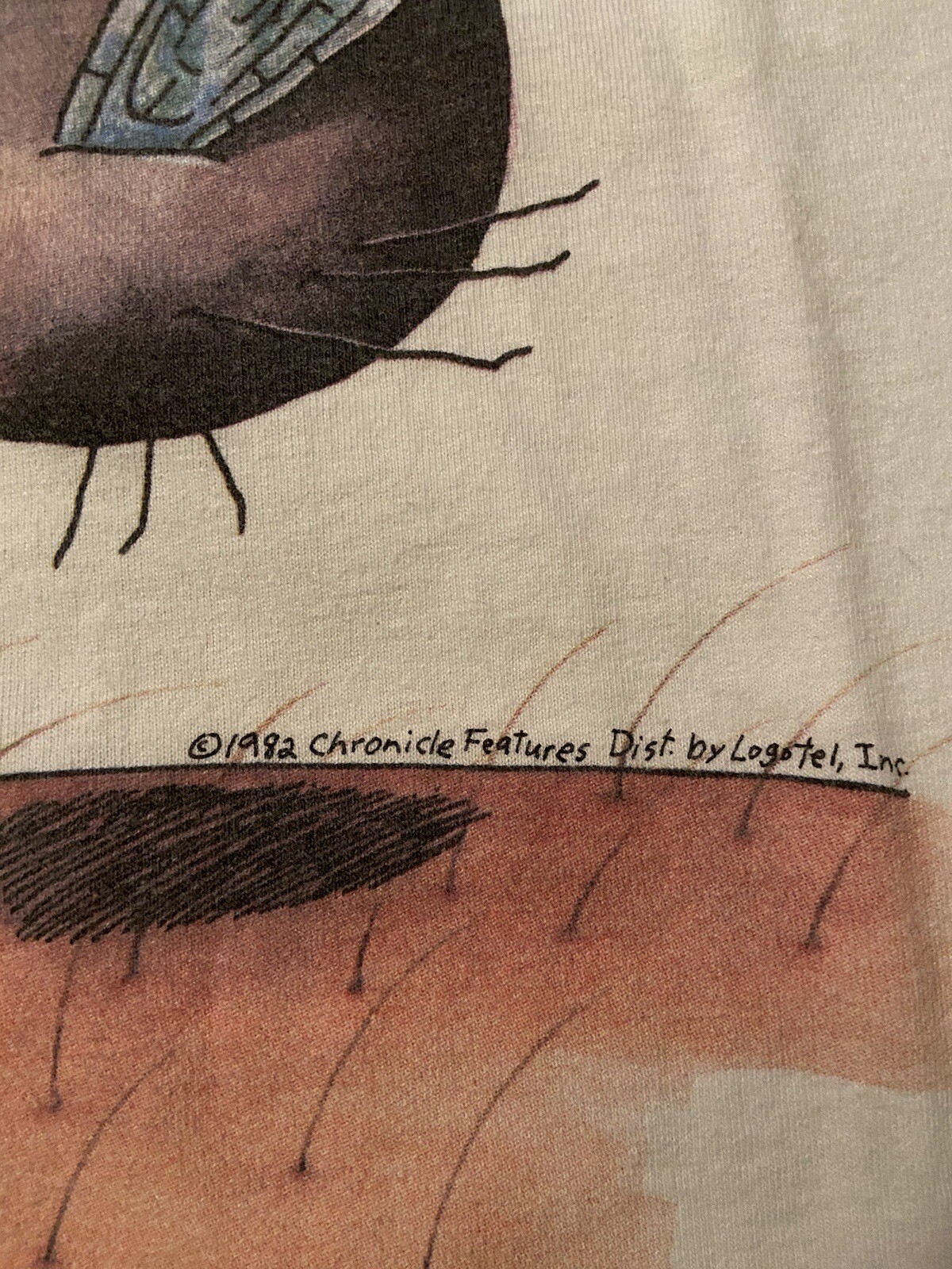 Vintage 1982 Mosquito Bug Humor Funny Obscure Quote W… - Gem