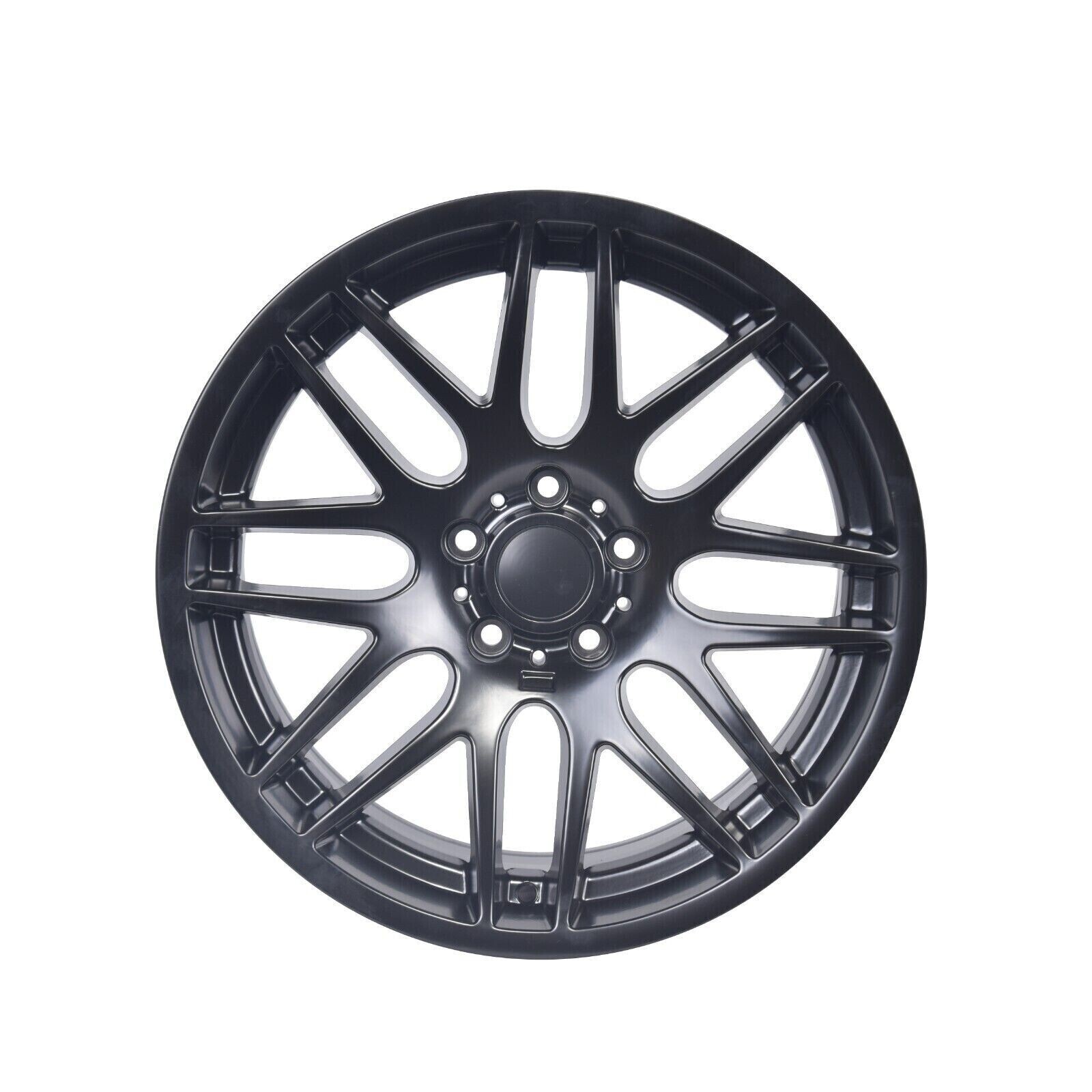 Set of Four 18x9.0 Satin Black 5x120 ET35 Wheels For BMW Rims | eBay