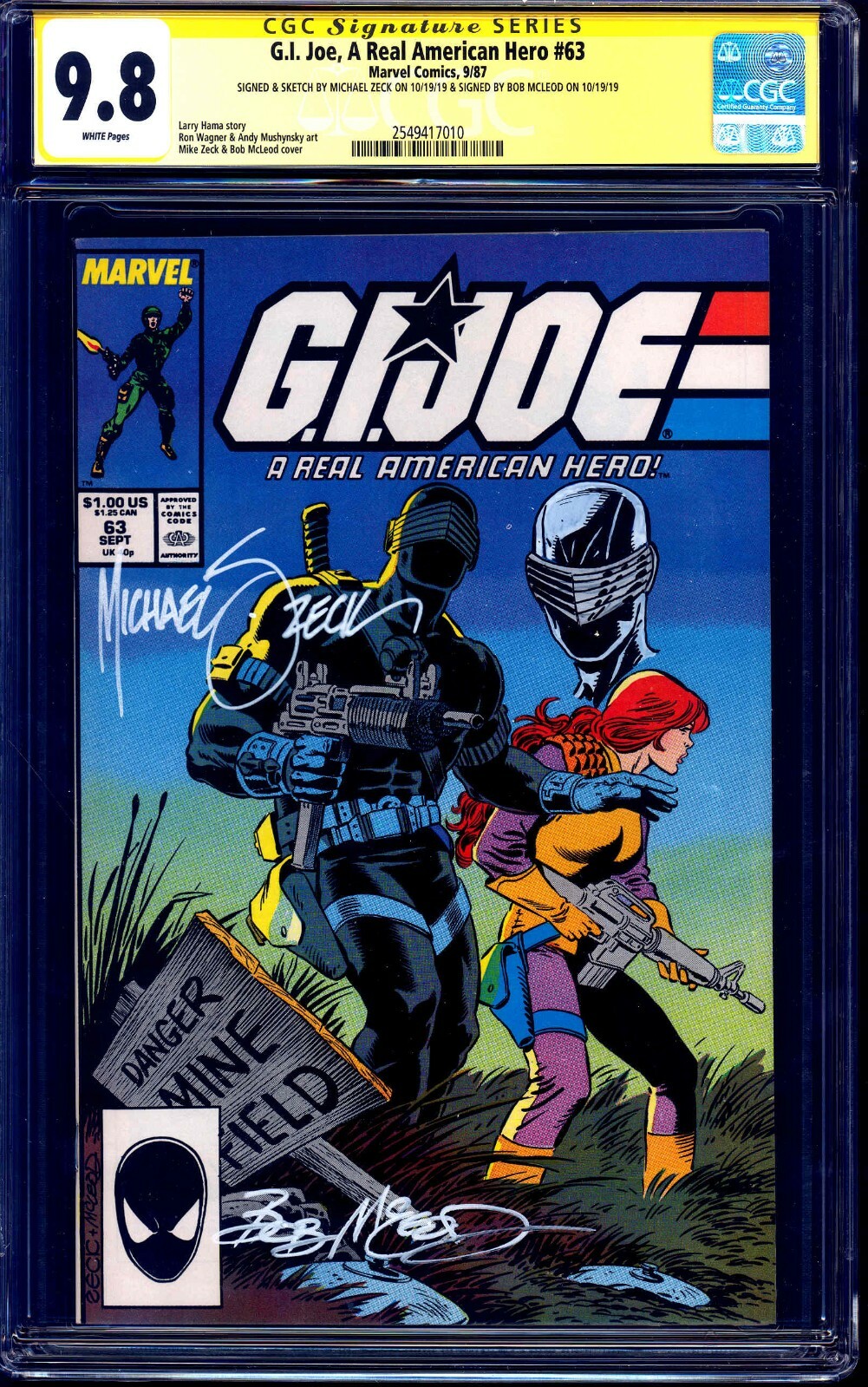 Mike Zeck & John Beatty Signature & Remark OPP CLOSED - The Signature ...