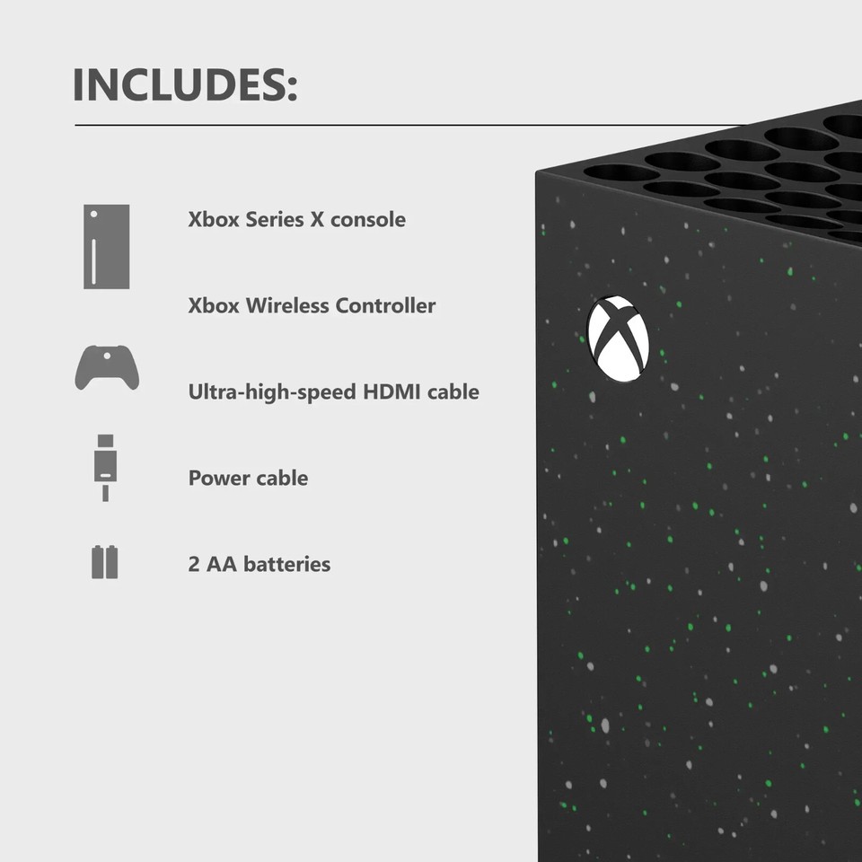 Microsoft XBOX Series X 2TB 4K Galaxy Black Special Edition Console EP2 ...