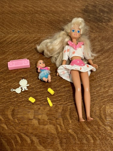 Vintage Barbie Teen Sister Babysitter Skipper 1990 Mattel | eBay