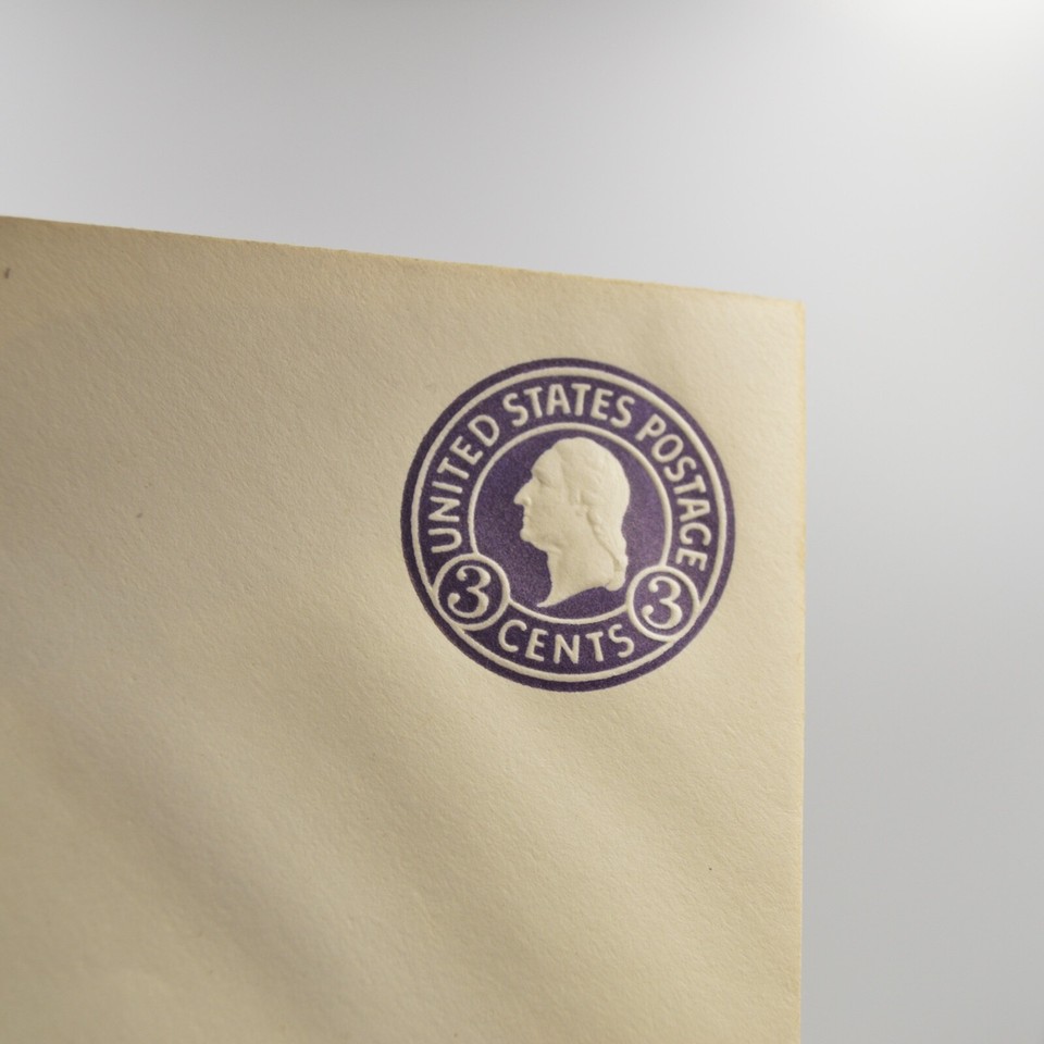 Vintage US Postage Unused 3 Cent Embossed Stamp Envelopes (196) | eBay