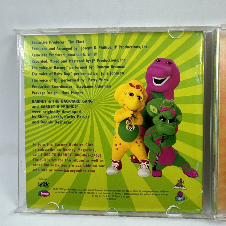 Barney Lot Of 5 CD - Rocks! Sleepytime Songs, Favorites 1 & 2 , Dino ...