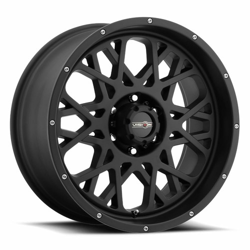 20x10 Vision 412 Rocker 6x135 ET-25 Satin Black Wheels (Set of 4) | eBay