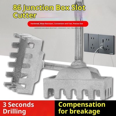 1Pcs Square Hole Punch Trapezoidal Teeth Concrete Hole Bit Rectangle ...