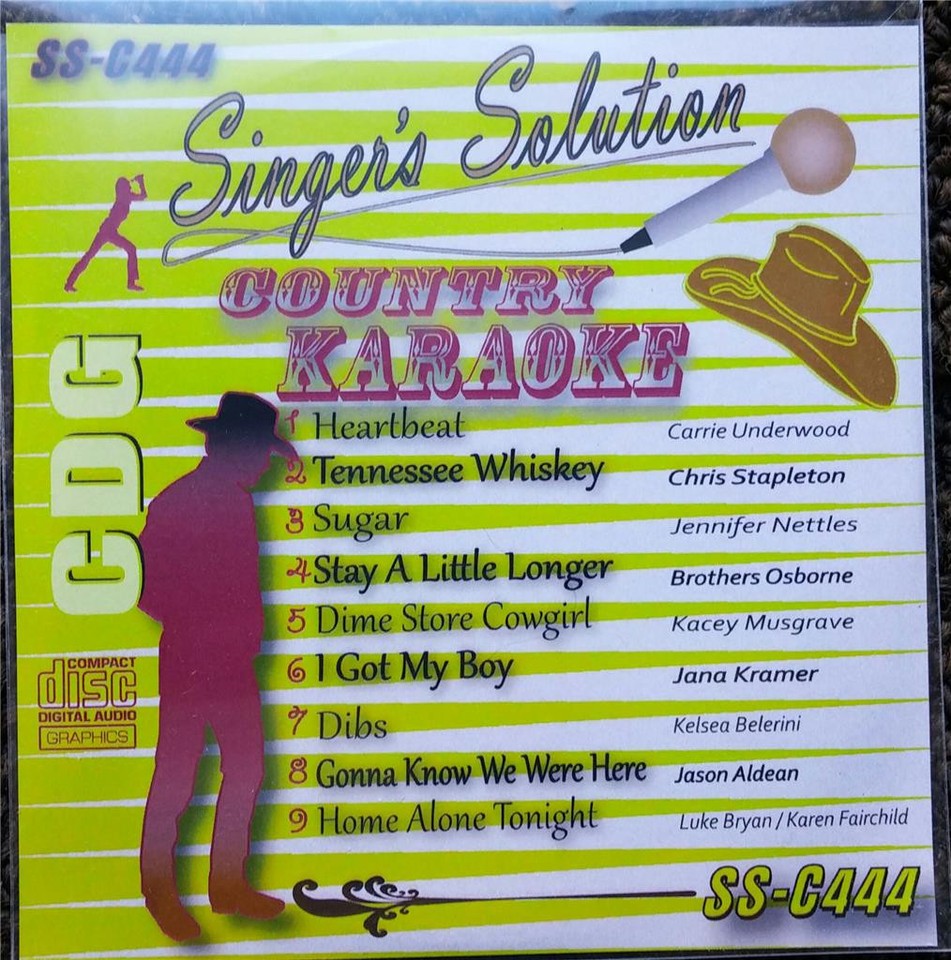 KARAOKE CDG COUNTRY ALL STARS VOL 2 CARRIE UNDERWOOD CHRIS STAPLETON ...
