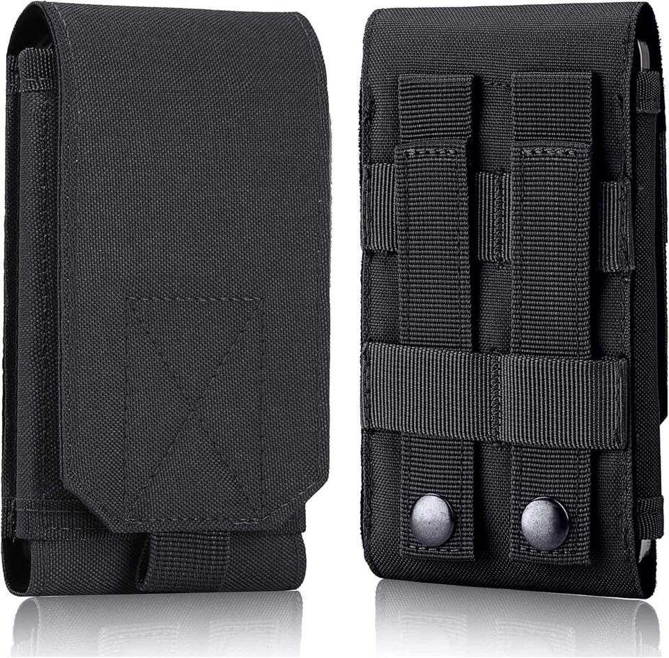 Tactical Molle Cell Phone Bag Case with Belt Clip Loop Holster Pouch ...
