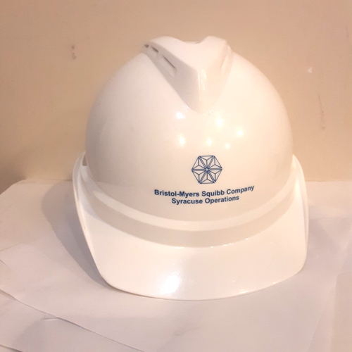 BRISTOL-MYERS SQUIBB COMPANY SYRACUSE NY OPERATIONS HARD HAT | eBay