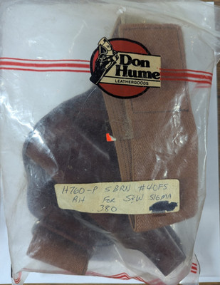 Don Hume Leathergoods H760-P S Brown #40FS Right Handed With Garter | eBay