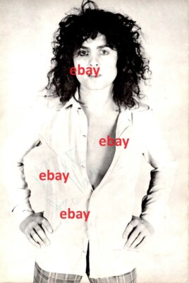 MARC BOLAN - Fan Club Photo Hand Signed by MARC BOLAN - T REX | eBay