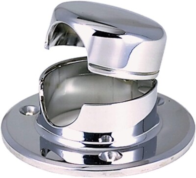 Perko 0757DP0CHR Chrome-Plated Rope Deck Pipe with Hinged Snap-Down ...