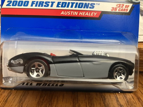 Hot Wheels 2000 First Editions AUSTIN HEALEY DARK SILVER VARIANT Rare ...