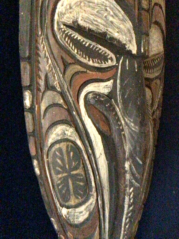 Vintage Ceremonial Sepik River Mask, Papua New Guinea | eBay
