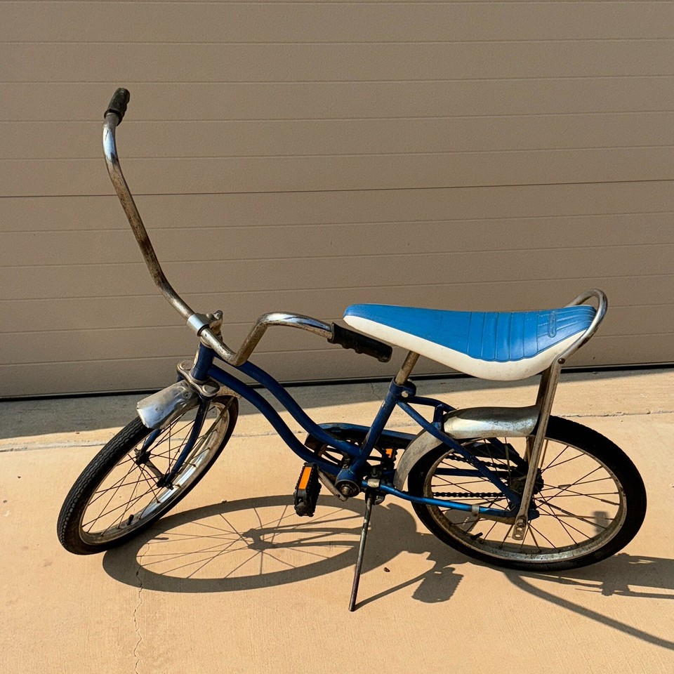 Western Flyer Huffy Bike Muscle Bike Blue White Huffy Banana Seat | eBay