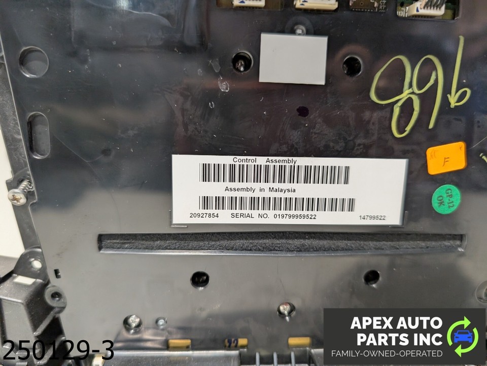 OEM 2010-2016 Cadillac SRX 3.0L AC HVAC Climate Control Switch Radio ...