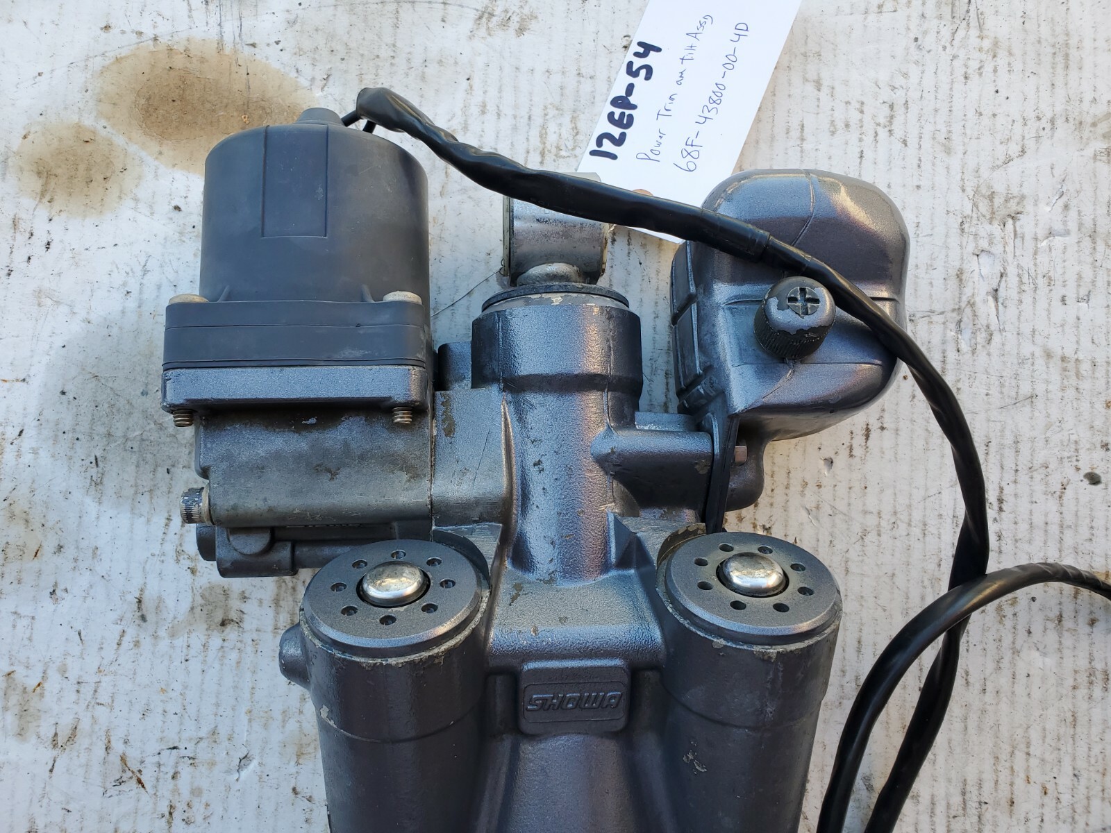 YAMAHA POWER TRIM AND TILT ASSY, 68F-43800-00-4D, 175 HPDI 2.6L, 12EP ...