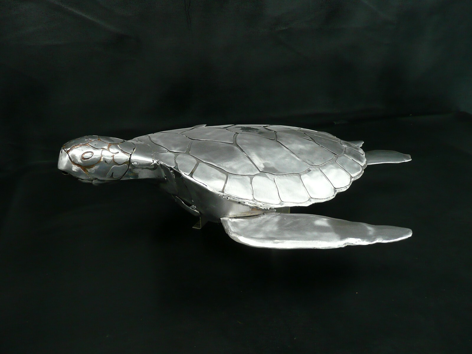 Handmade Welded Steel Sea Turtle Sculpture - made to order | eBay UK