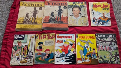 LOT OF 9 VINTAGE COMIC BOOKS & MAGAZINES | eBay