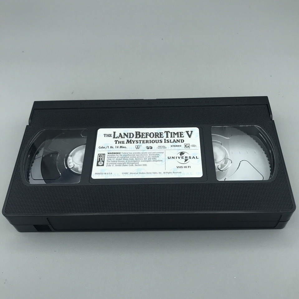 Lot of 6 Land Before Time VHS Movies - Preowned Tapes Good Condition ...