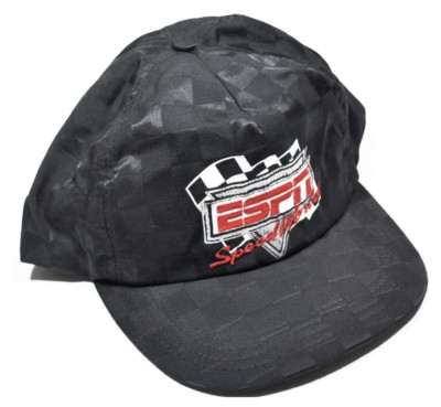 Vintage ESPN Speed World Racing Nascar 90s Black Snapback | eBay