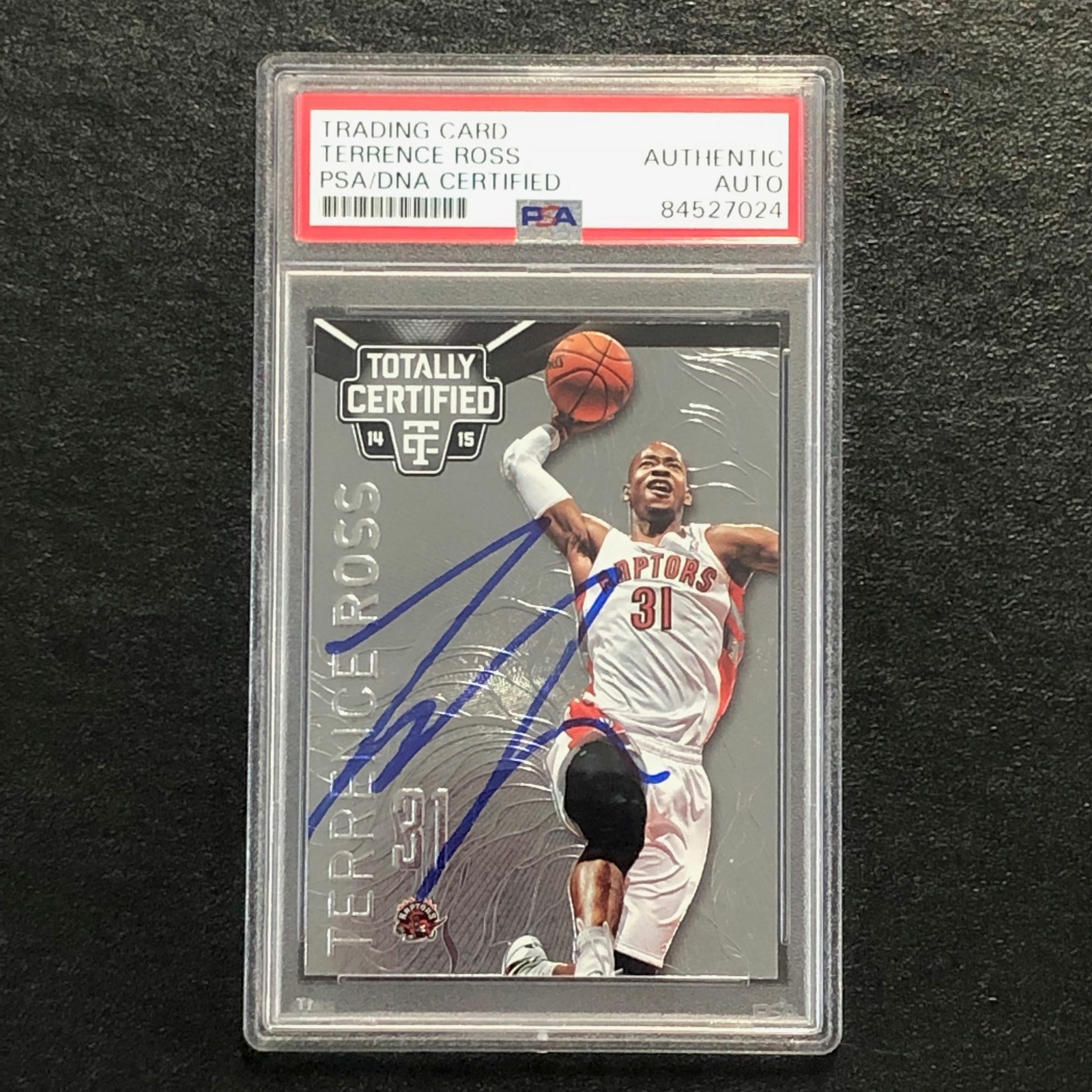 2014-15 Totally Certified #27 Terrence Ross Signed Card AUTO PSA ...