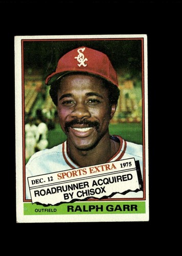 Ralph Garr 1976 Topps Baseball Card #410T Chicago White Sox | eBay