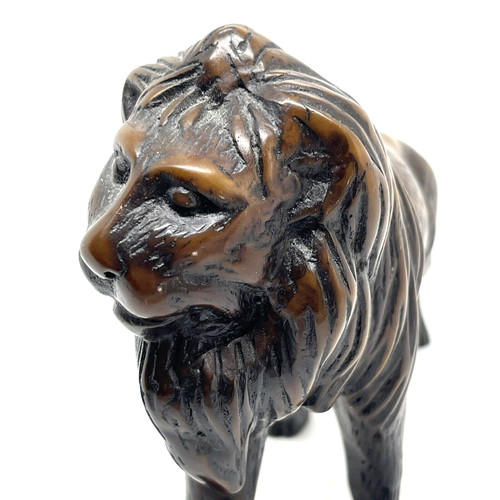 Vintage Solid Resin Lion Statue Anatomically Correct Figurine MCM 8” | eBay
