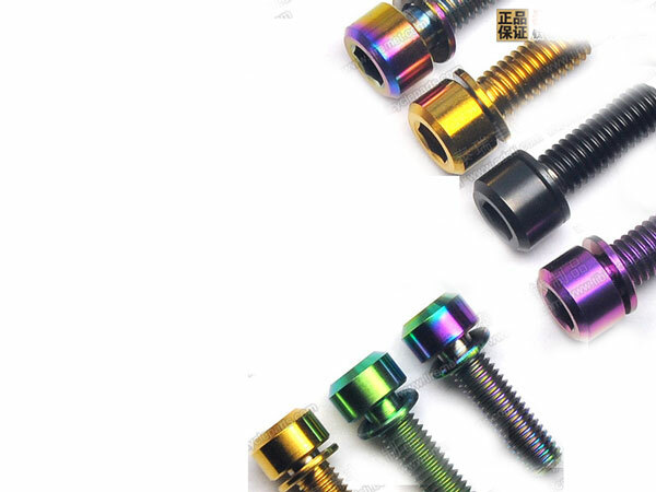 10pcs M5 M6 *14/16/18/20mm Titanium Chamfer Socket Cap Head Stem Screws ...