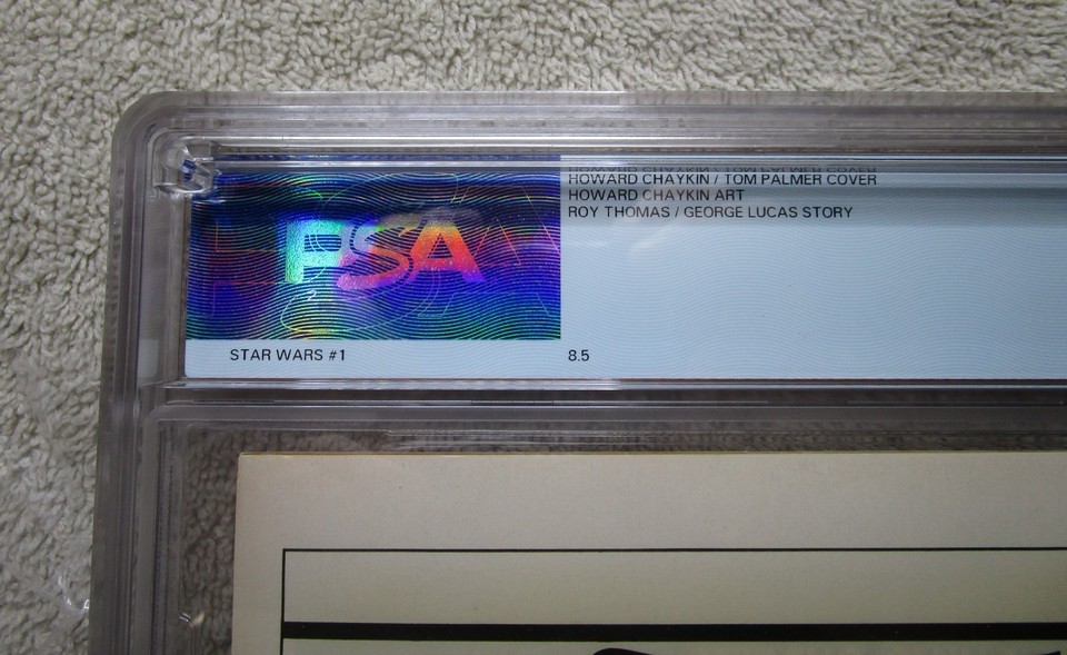 GRADED PSA 8.5 July 1977 Reprint Marvel STAR WARS Comic Book #1 1st ...