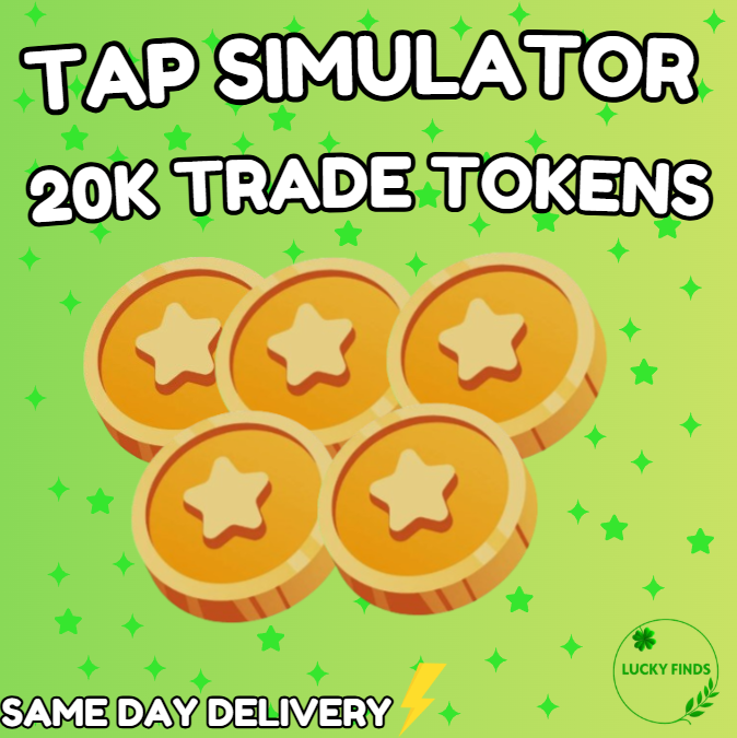 💸🔥20K TRADE TOKENS🔥💸 - Tap Simulator CHEAP!⚡💸 | eBay UK