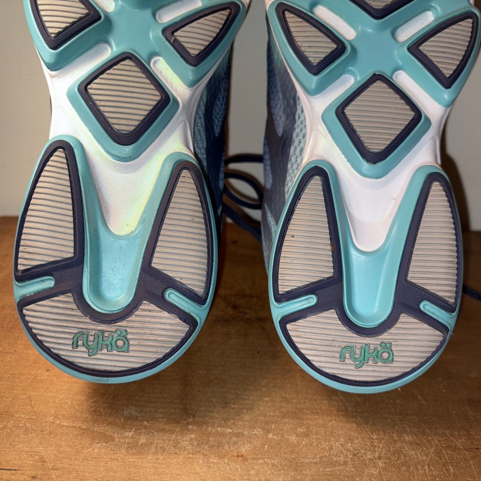Ryka DEVO PLUS 2 Athletic Shoe Womens Size 7 M 37 Green/Blue Textile EUC | eBay