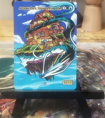Arixmethes, Slumbering Isle - Full Art / Altered - MTG | eBay