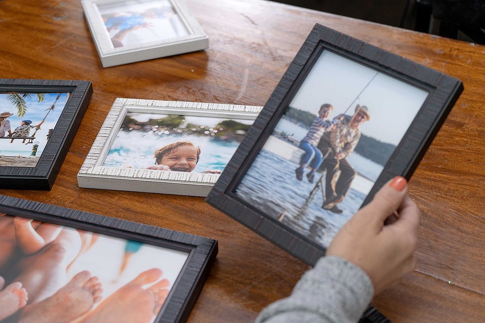 22x29 Rustic Brown Real Wood Picture Frame Width 0.75 inches | Interior ...