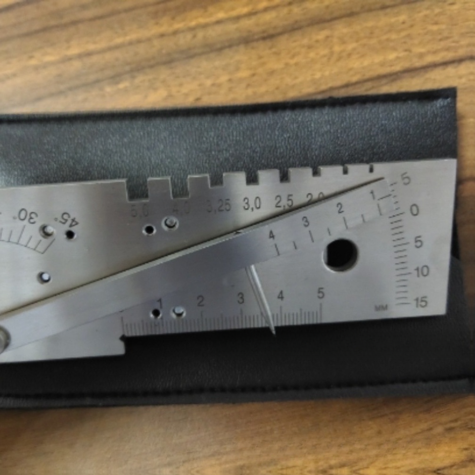 Inspection Welding Gauge Tool for Measuring Bevel Angle Thickness and ...