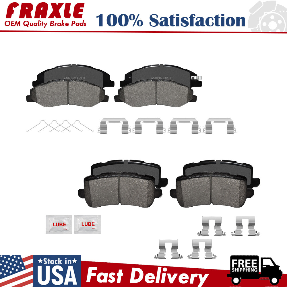 Front and Rear Ceramic Brake Pads For 2018 2019 Honda Odyssey Brake ...