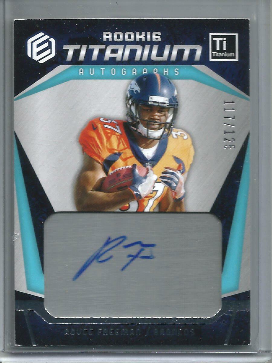 Royce Freeman 2018 Panini Titanium Autograph Rookie #117/125 | eBay