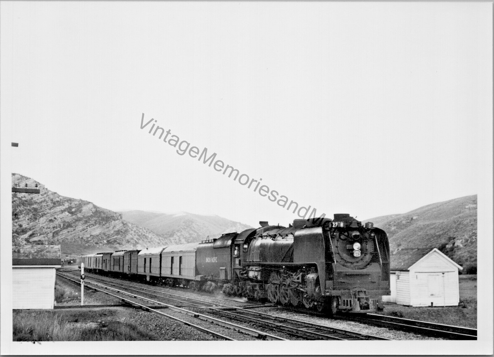Vintage Union Pacific Railroad UP 802 Steam Locomotive T2-277 | eBay