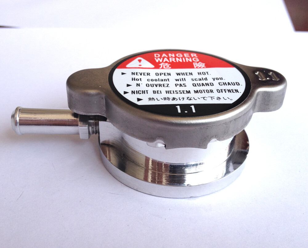Aluminum Weld On Radiator Filler Neck - 32mm / 1.25" ID with Radiator ...