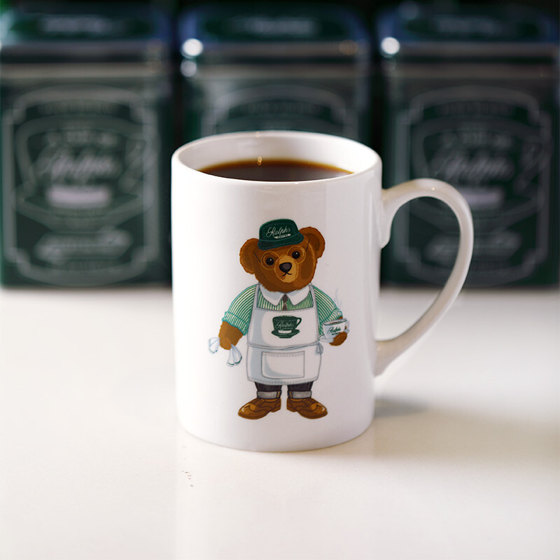 Ralph's Coffee Cup Polo Bear Logo Mug Cup Ralph Lauren Porcelain 414ml ...