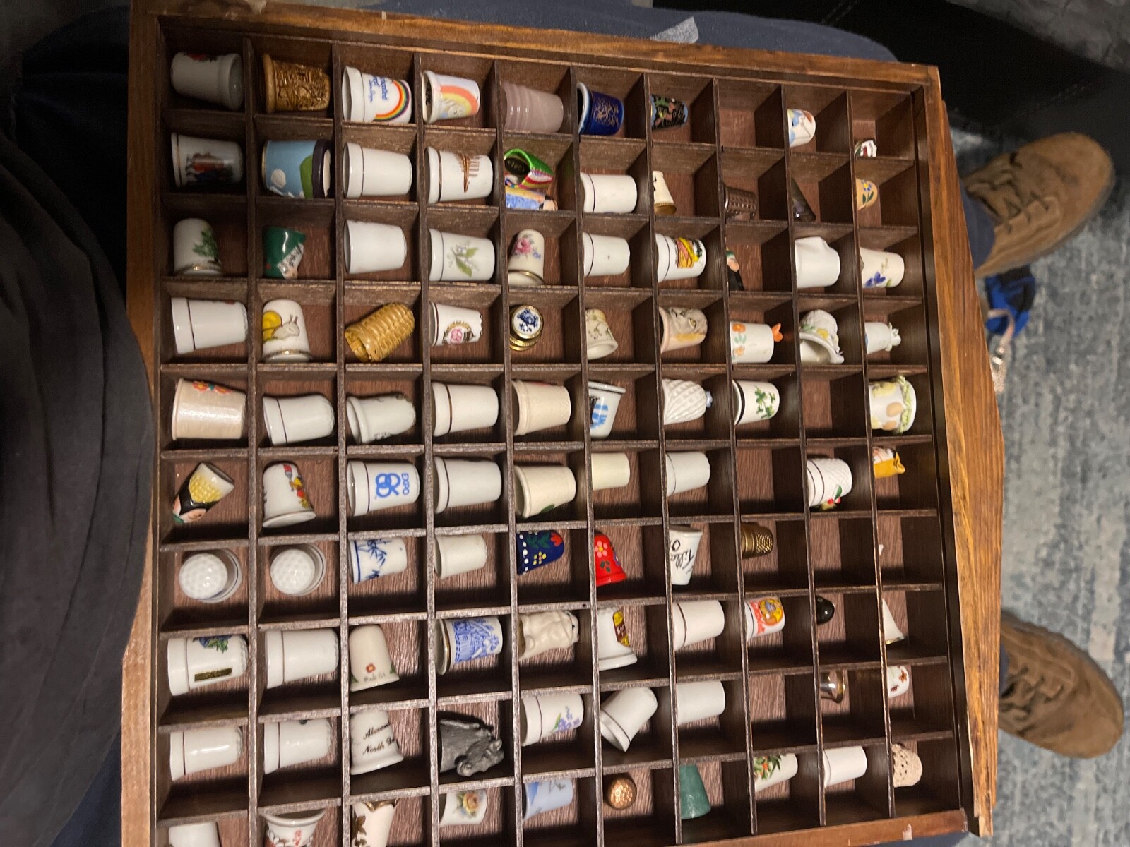 thimble set with thimble box | eBay