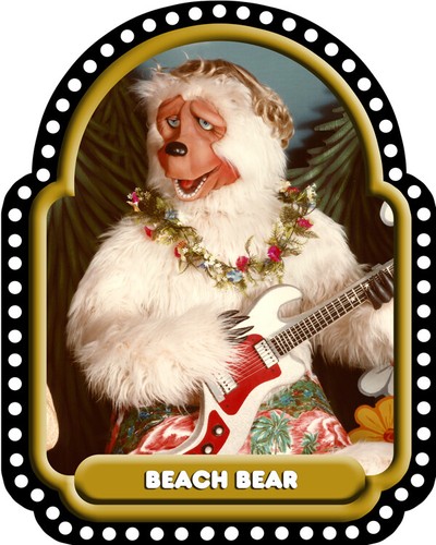 The Rock-afire Explosion Character (B Bear) Laser Cut Metal Sign -12 ...