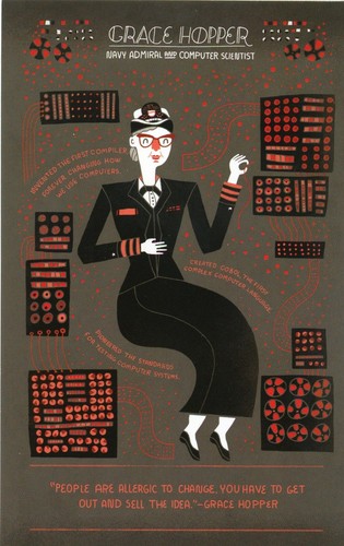 Grace Hopper, Navy Admiral & Computer Scientist (American, 1906-1992 ...