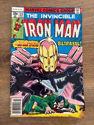 The Invincible Iron Man # 115 FN Marvel Comic Book 9 J274 | eBay