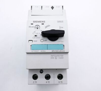 SIEMENS 3RV1031-4FA10 Circuit Breaker New One 3RV1 031-4FA10 | eBay