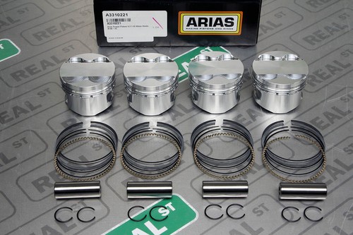 Arias Forged Pistons Acura Integra GSR GS-R DC 94-01 B18C1 82mm -3.33 ...