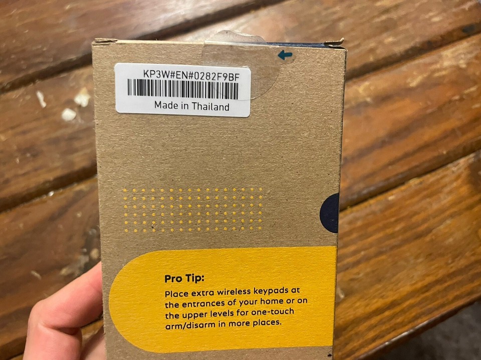 SimpliSafe KP3W Wireless Keypad Remote, 3rd Gen M, White, Key Pad Never ...